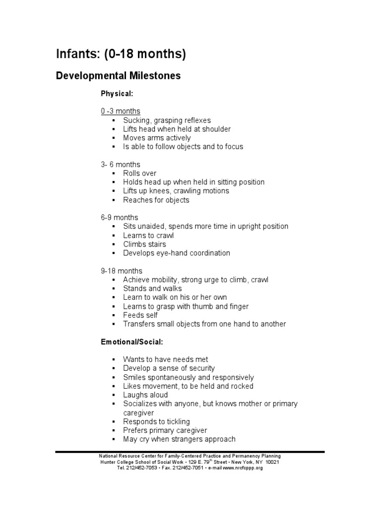 Module Three Handouts | PDF | Adolescence | Toddler