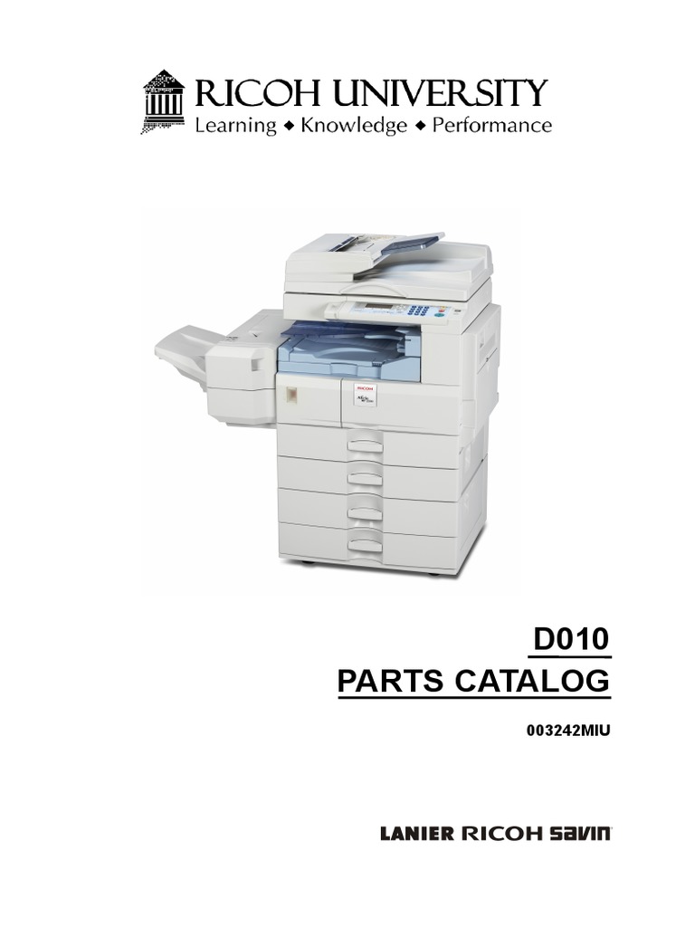 D010 Parts Catalog | PDF | Belt (Mechanical) | Fax
