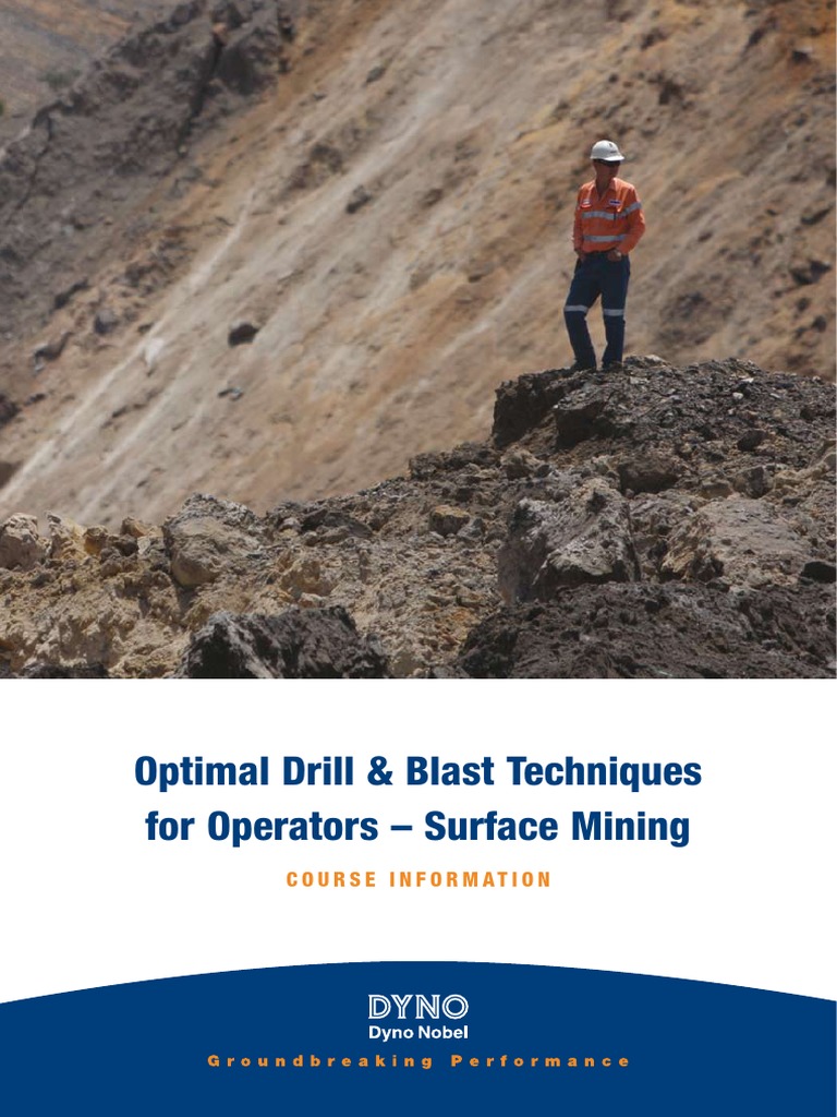 Optimal Drill Blast - Surface Mining | PDF | Expert | Design