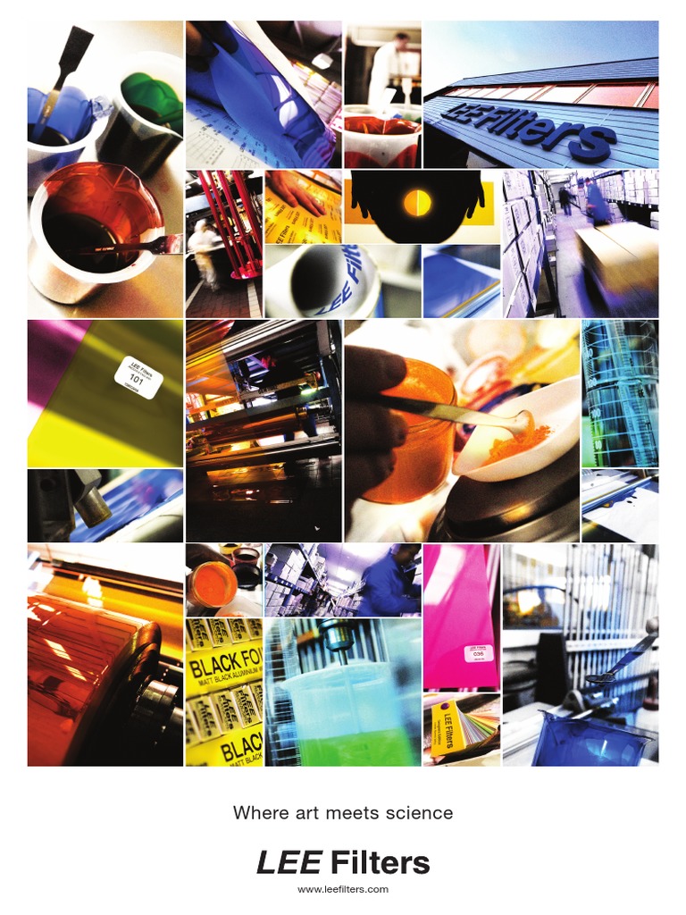 Lee Filters Poster Book | PDF | Blue | Fluorescent Lamp
