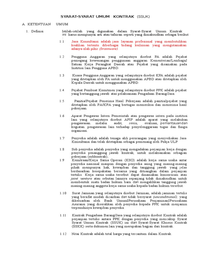 SSUK Dan SSKK Konstruksi | PDF