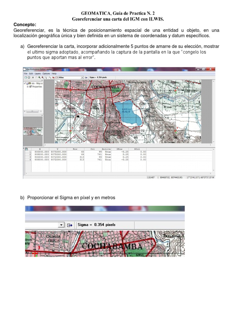 Practica 2 Geomatica | PDF | Datos geográficos e información | Geomática