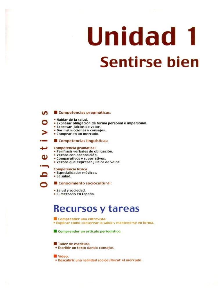 Unidad 01 - Nuevo Ven 3 - Libro Del Alumno PDF | PDF