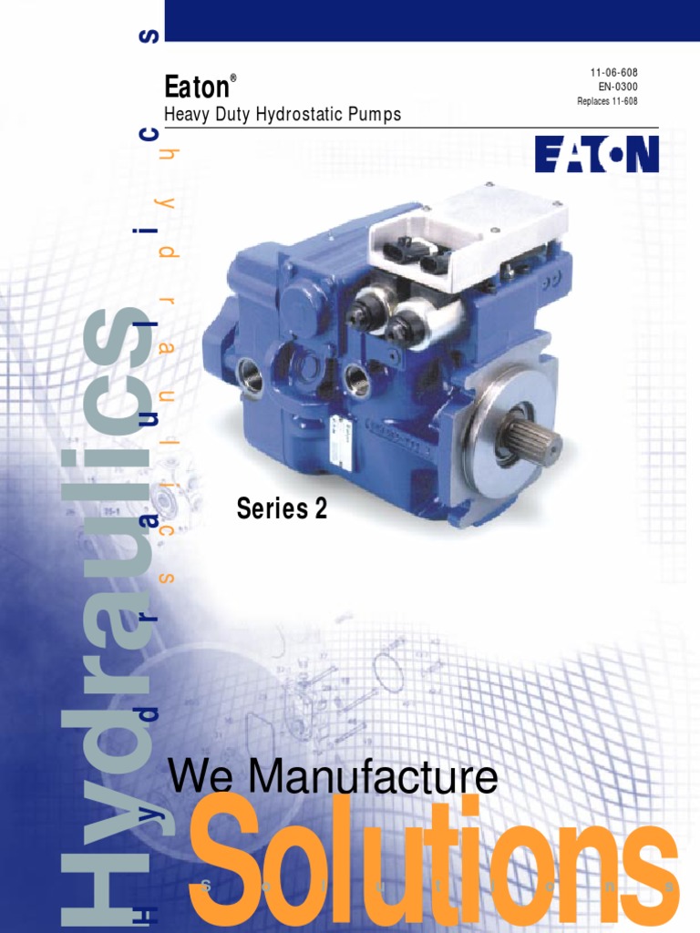Eaton Pump | PDF | Pump | Electrical Connector