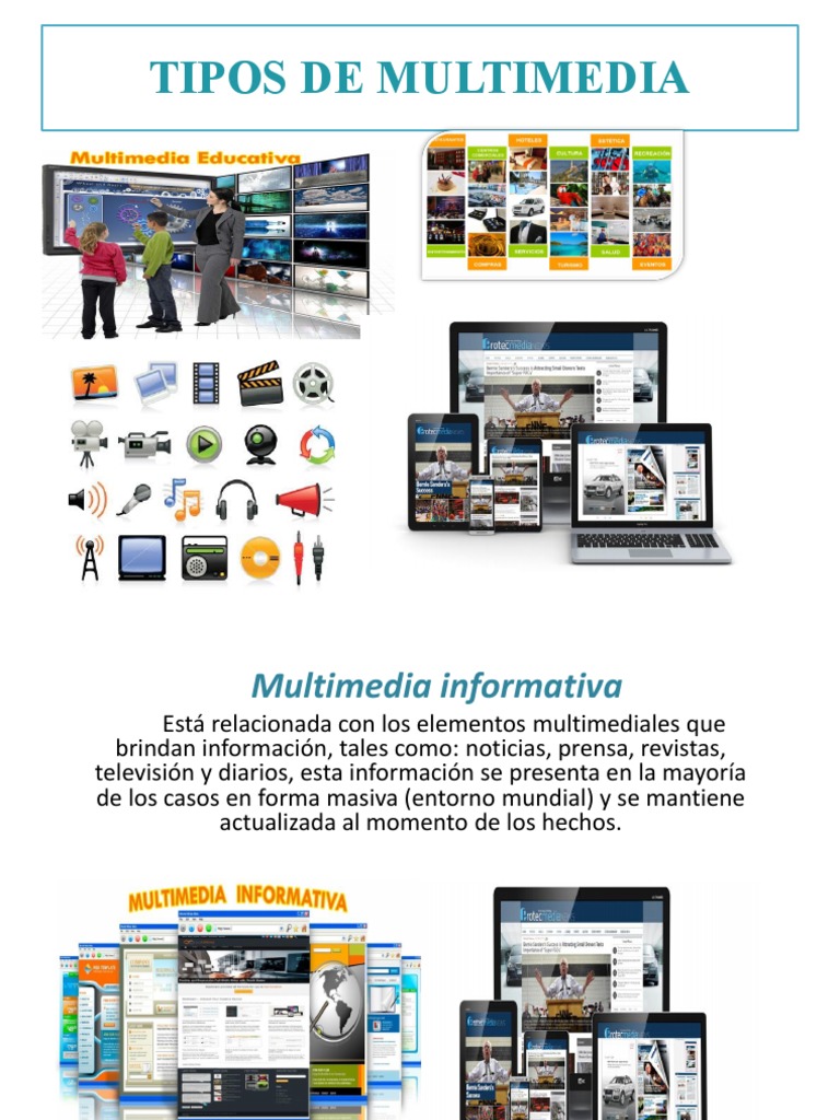 Tipos de Multimedia Precent | PDF