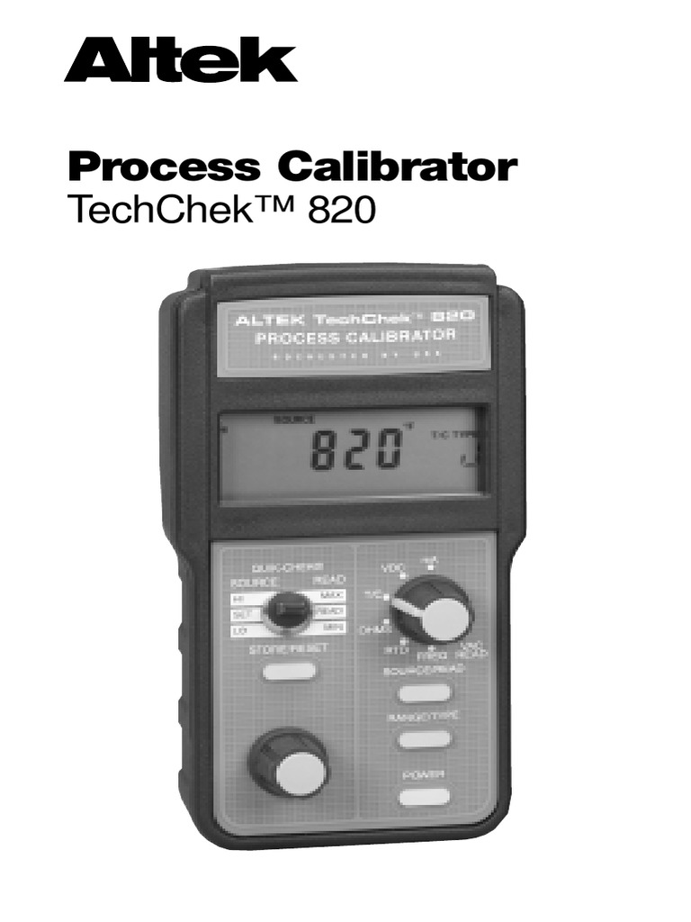 Altek_820_Specs (2).pdf | Thermocouple | Electrical Engineering