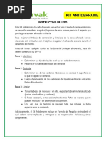 Check List Kit Antiderrames | PDF | Deportes | Ocio