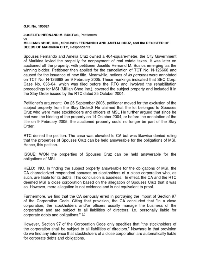 Case digest | Common Law | Private Law