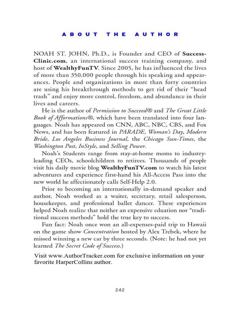 Secret Code of Success Last Page | PDF | E Books | Copyright