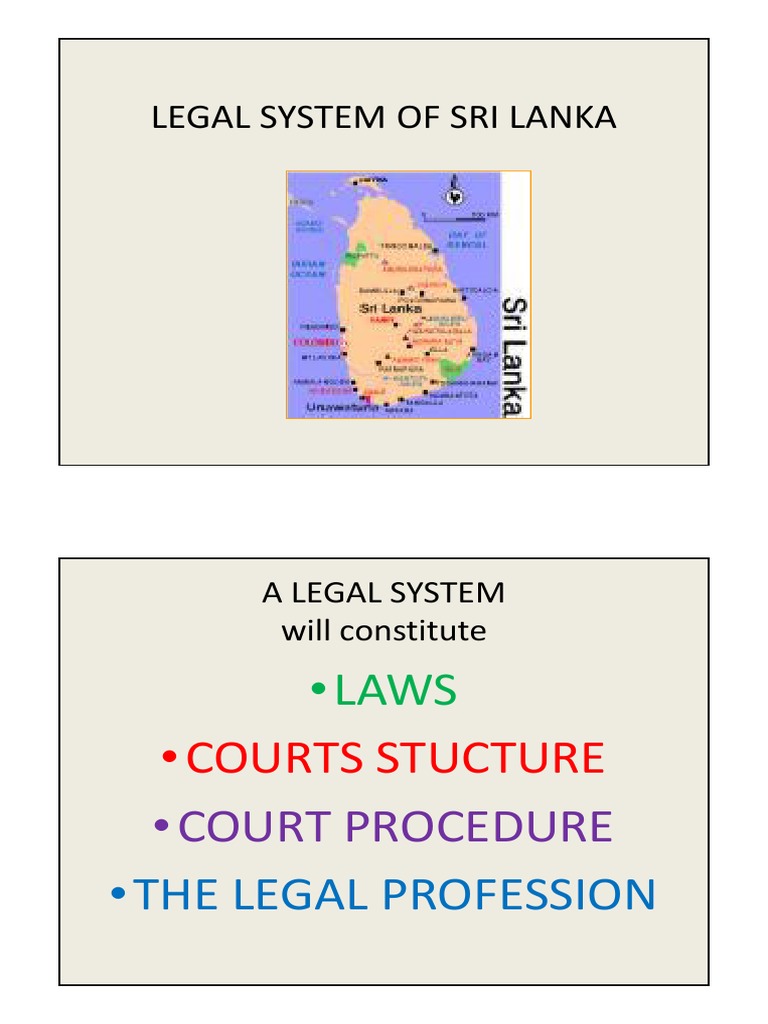 Legal System of Sri Lanka 2015 PDF | PDF | Supreme Courts | Common Law