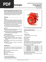 API Orifice Specifications and Dimensions | PDF | Liquids | Fluid Mechanics