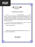OATH OF OFFICE Tagalog | PDF