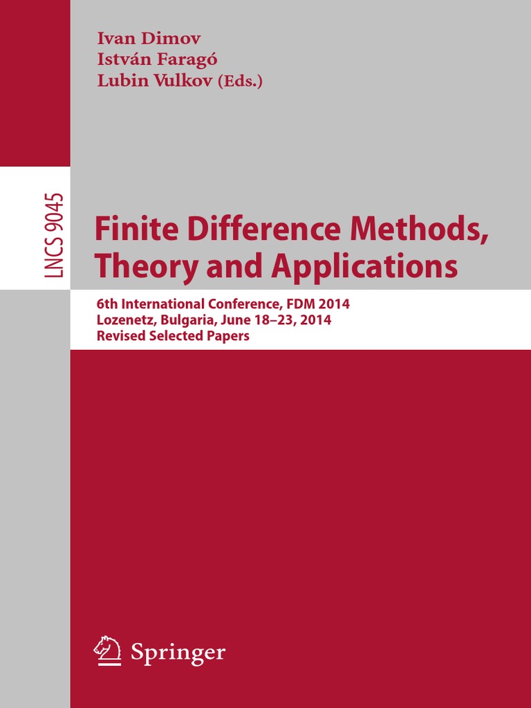 Finite Difference Methods Pdf Finite Element Method Numerical Analysis