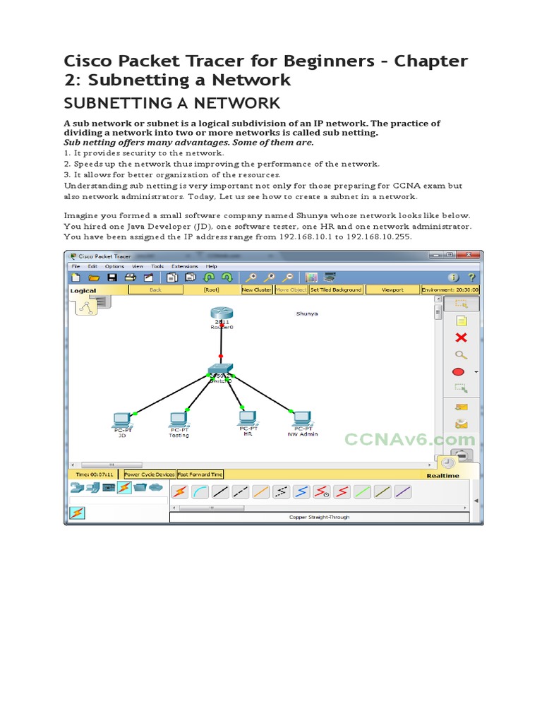 Cisco Packet Tracer for Beginners Num 2 | Ip Address | Computer Network