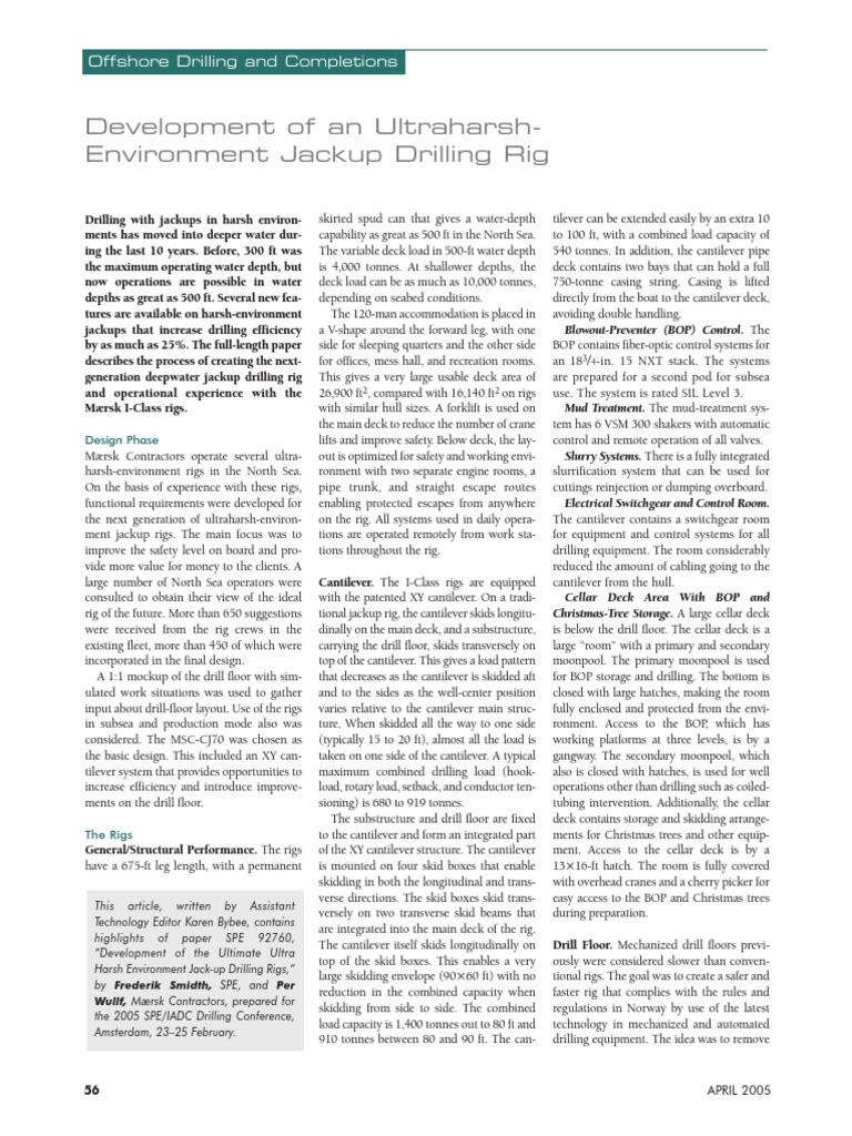 Jack Up Drilling Rig | PDF | Drilling Rig | Offshore Drilling