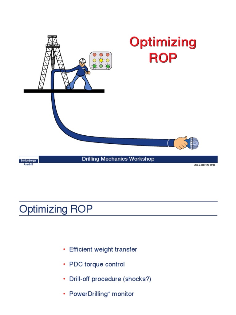 Drilling Mechanics - 7 Optimizing ROP | PDF | Horsepower | Drill