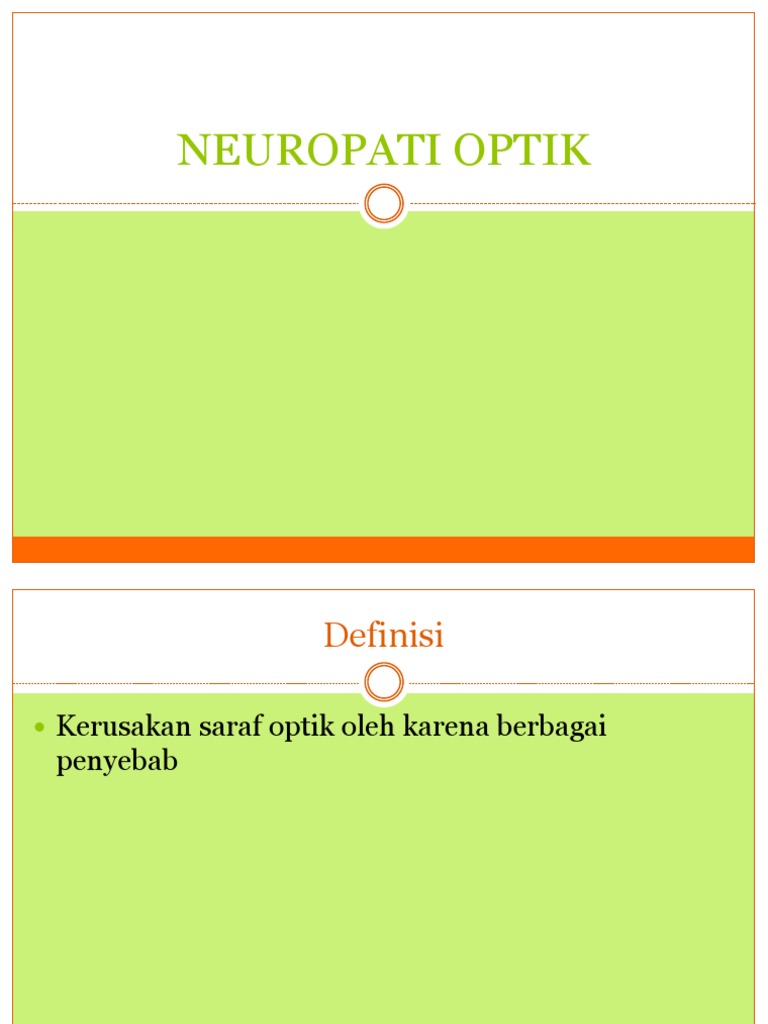 Neuropati Optik | PDF