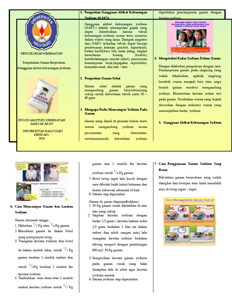 Leaflet Garam Beryodium | PDF