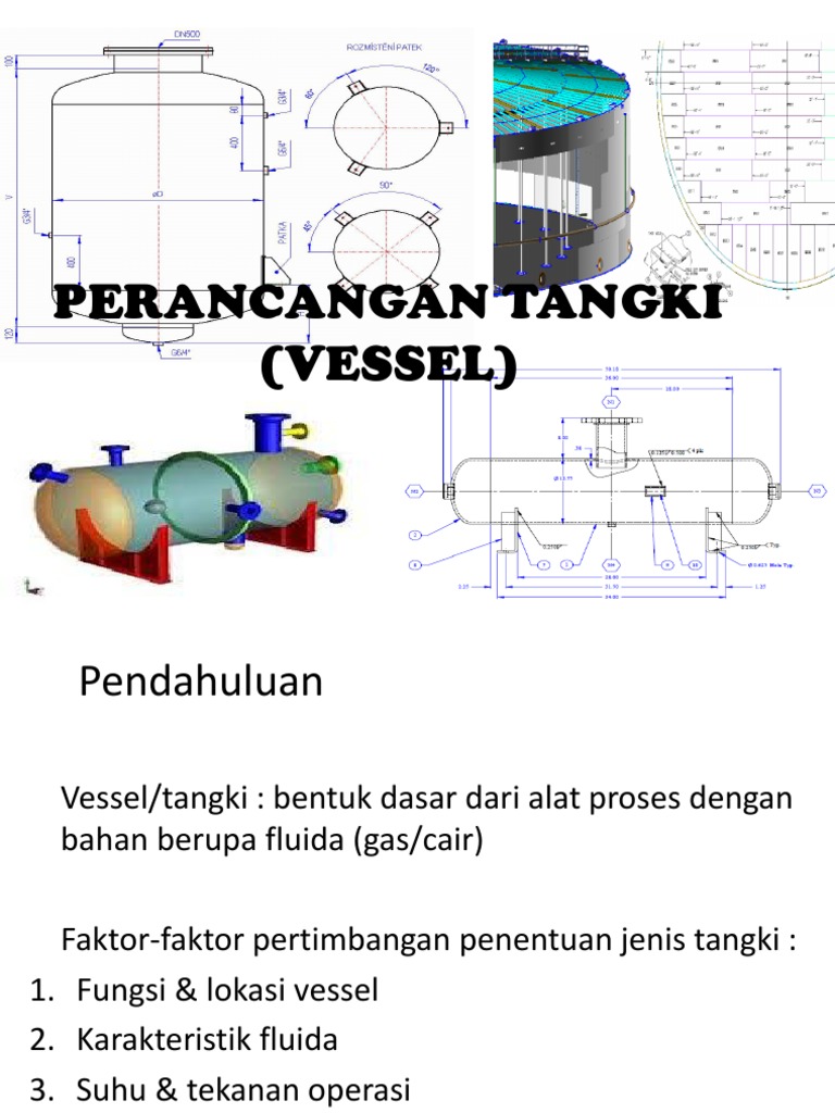 Perancangan Tangki (Vessel) | PDF