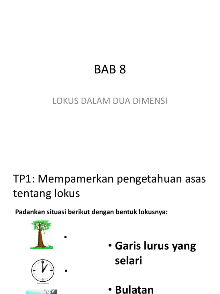 Soalan Lokus Dalam 2 Dimensi | PDF