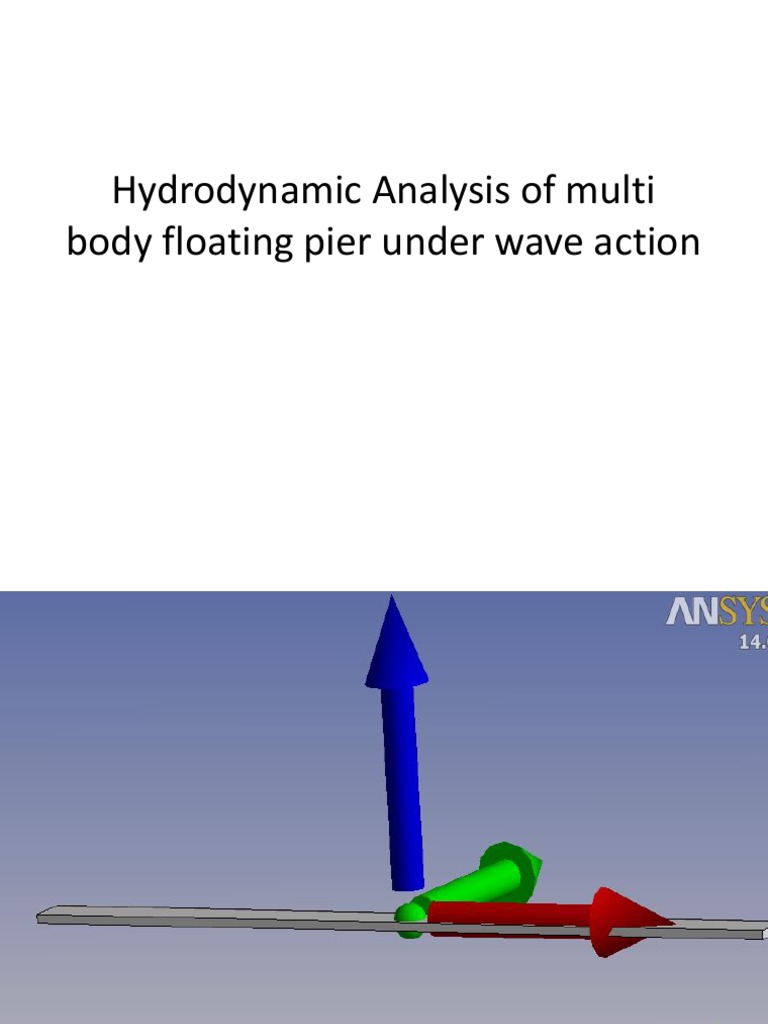 Hydrodynamic Analysis of Multi Body Floating Pier Under | PDF | Mechanical Engineering | Oscillation