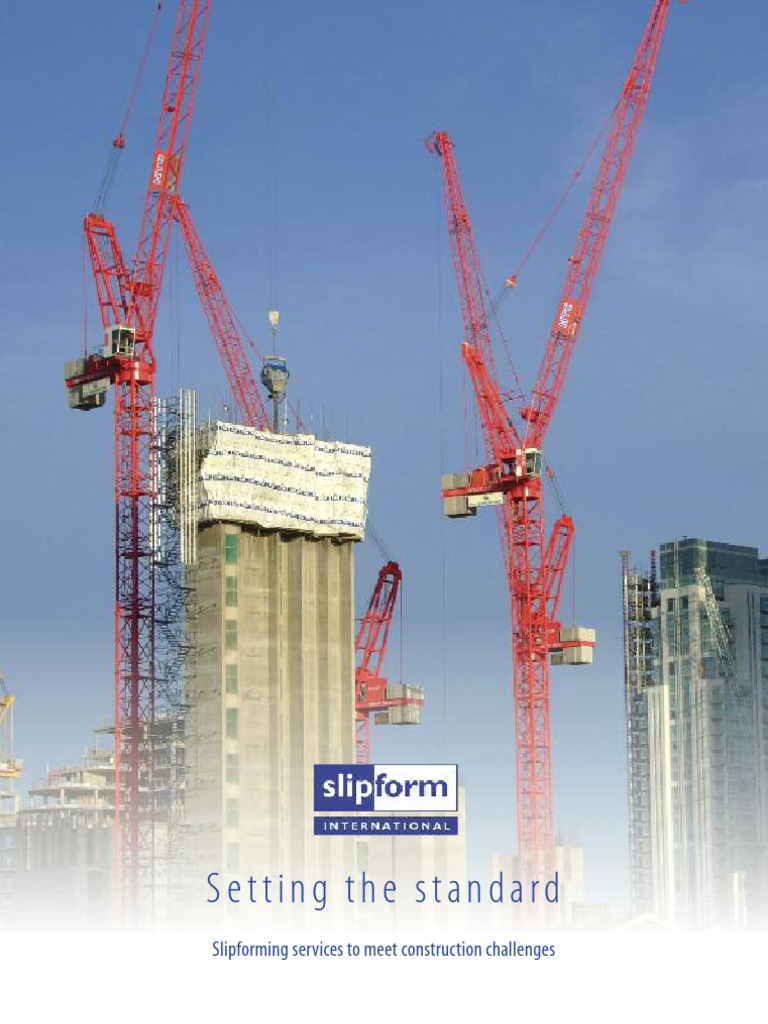 Slipform International Brochure | PDF | Scaffolding | Concrete