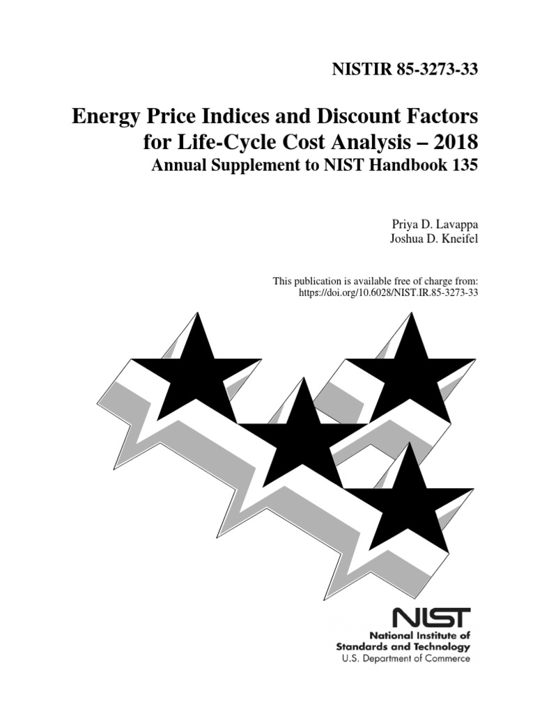Nist Ir 85-3273-33 | PDF | Life Cycle Assessment | National Institute ...