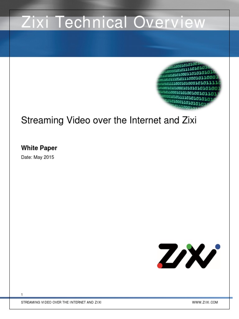Zixi Protocol | PDF | Streaming Media | Computer Network