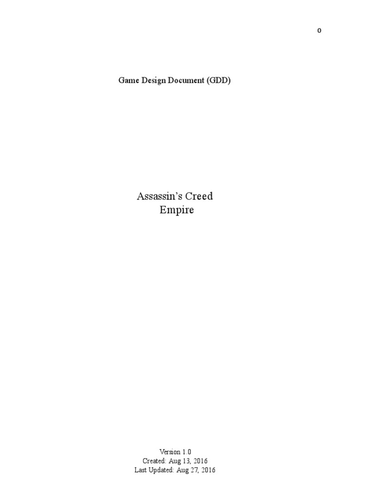 Assassin's Creed Empire Overview | PDF | Cleopatra | Violence