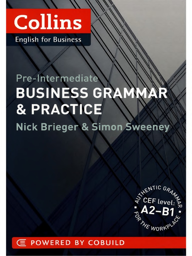 English For Business - Pre-Intermediate Business Grammar & Practice PDF ...