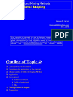 Sublevel Open Stoping Method | PDF | Mining