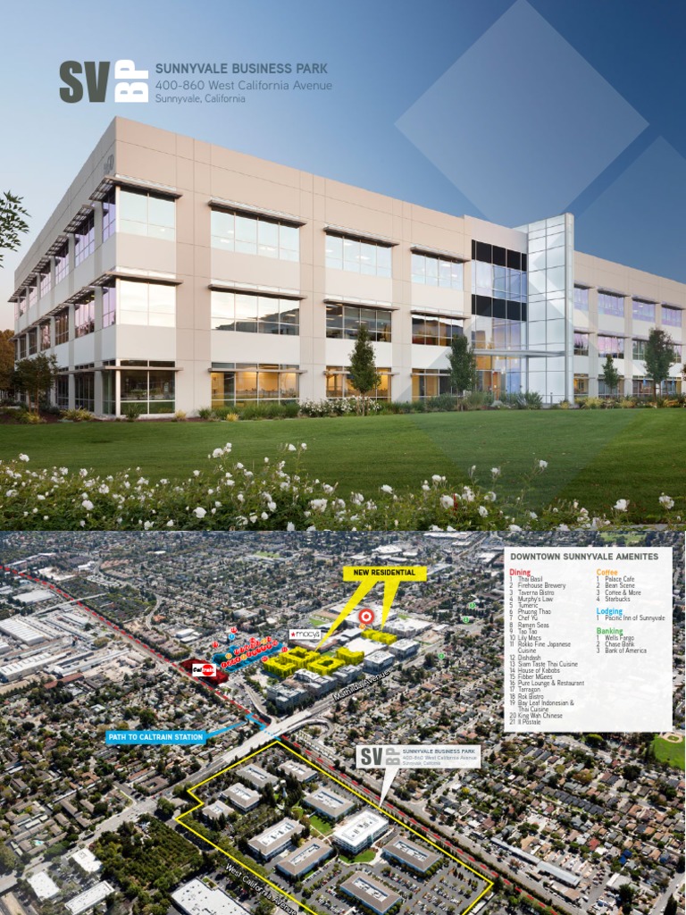 400-860 West California Avenue: Sunnyvale Business Park | PDF | Business