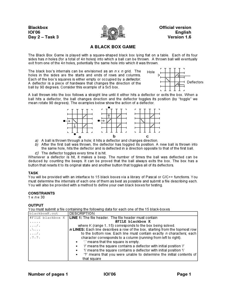 Blackbox | PDF | C (Programming Language) | Subroutine