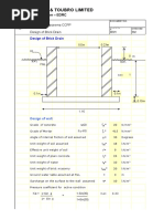 Design of U Type Return Wall - 10.9m | PDF | Geotechnical Engineering ...