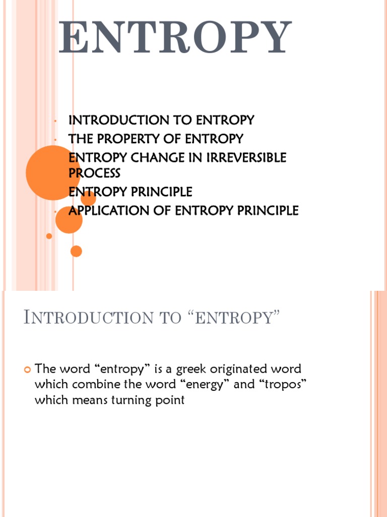 Unit 7 - Entropy | PDF | Entropy | Second Law Of Thermodynamics