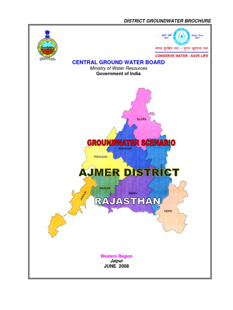 Central Ground Water Board: Ministry of Water Resources | PDF ...