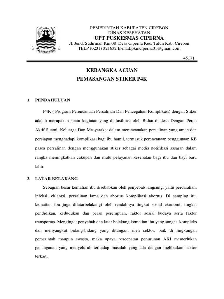 Kak P4K | PDF | Kesehatan Holistik