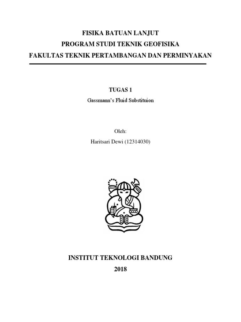 Gassmann Fluid Substitution | PDF