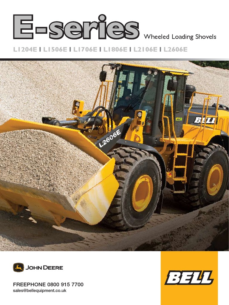 Bell Wheeled Loading Shovels Overview | PDF | Loader (Equipment ...