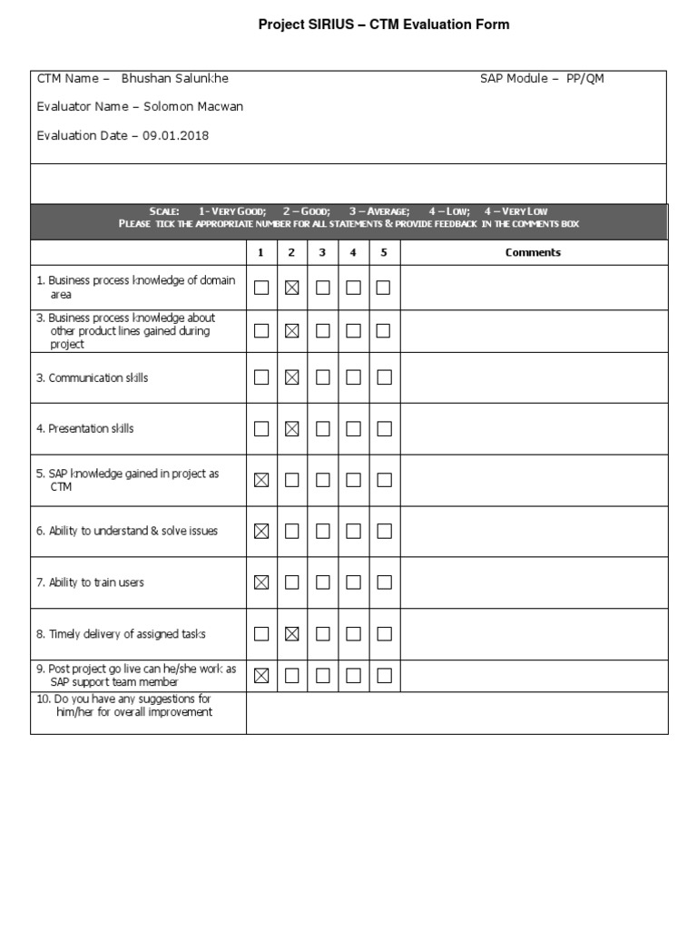 CTM Evaluation | PDF