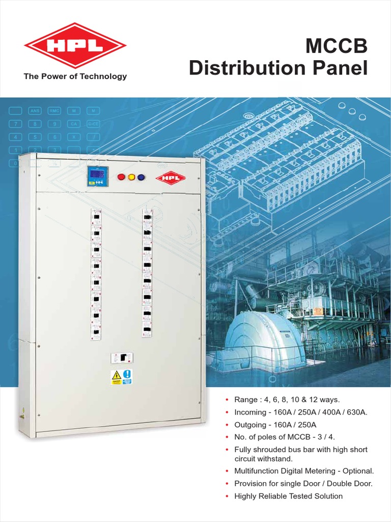 MCCB Distribution Panel Catalogue | PDF | Alternating Current ...
