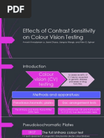 Tangent Screen Visual Field Testing | PDF | Retina | Color
