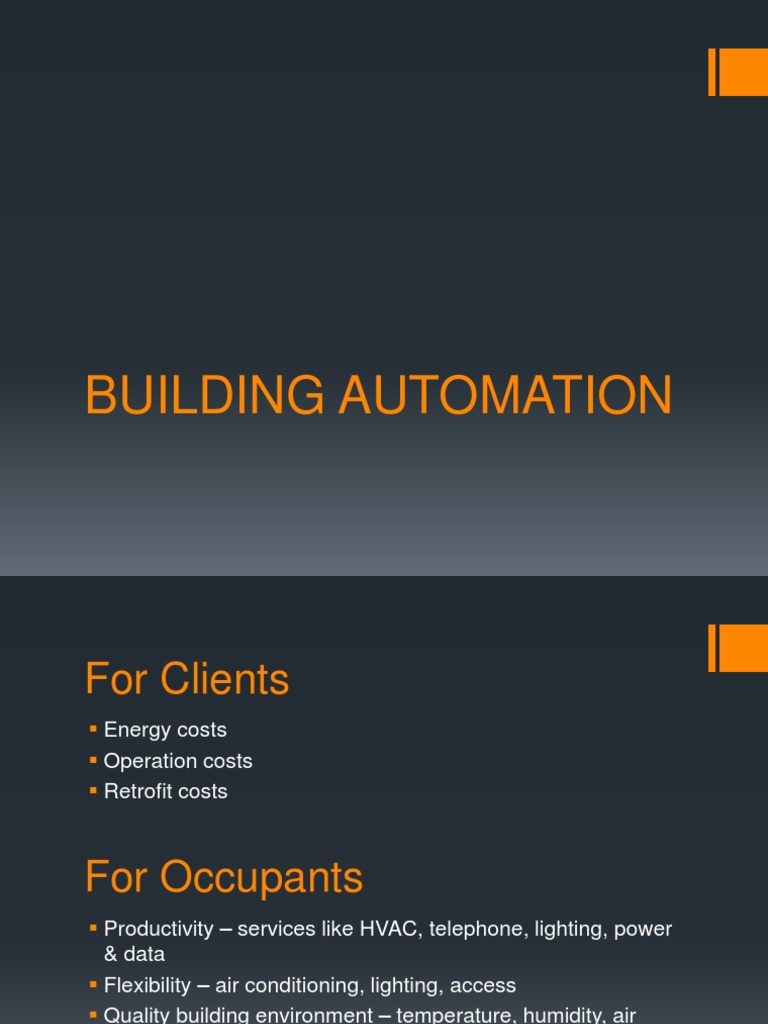 Building Automation Basics | Download Free PDF | Security Alarm ...