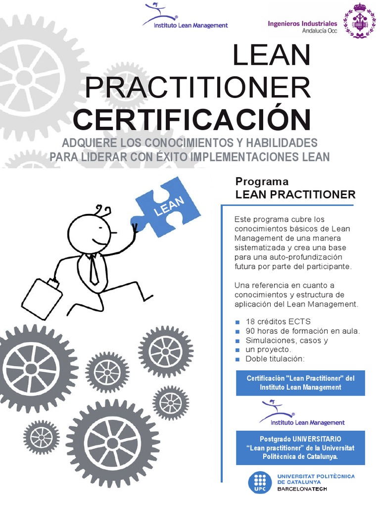 Certificación Lean Practitioner ECTS | PDF | Procesos de negocio ...