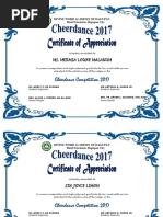 Certificate of Appreciation-Panelist | PDF | Wellness