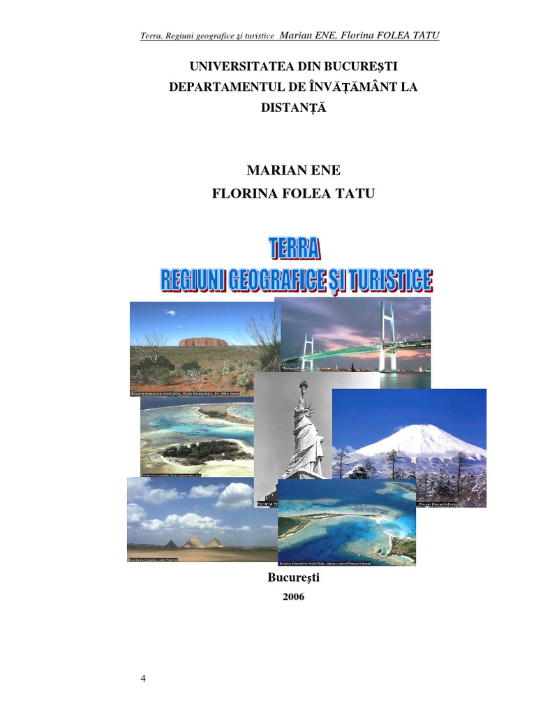Terra Regiuni Geografice Si Turistice PDF | PDF