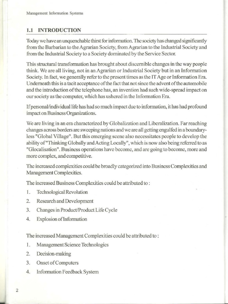 Mis Part 1 | PDF | Management Information System | Decision Support System