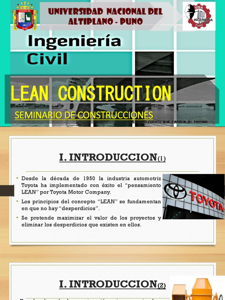 Lean Construction | PDF | Planificación | Logística
