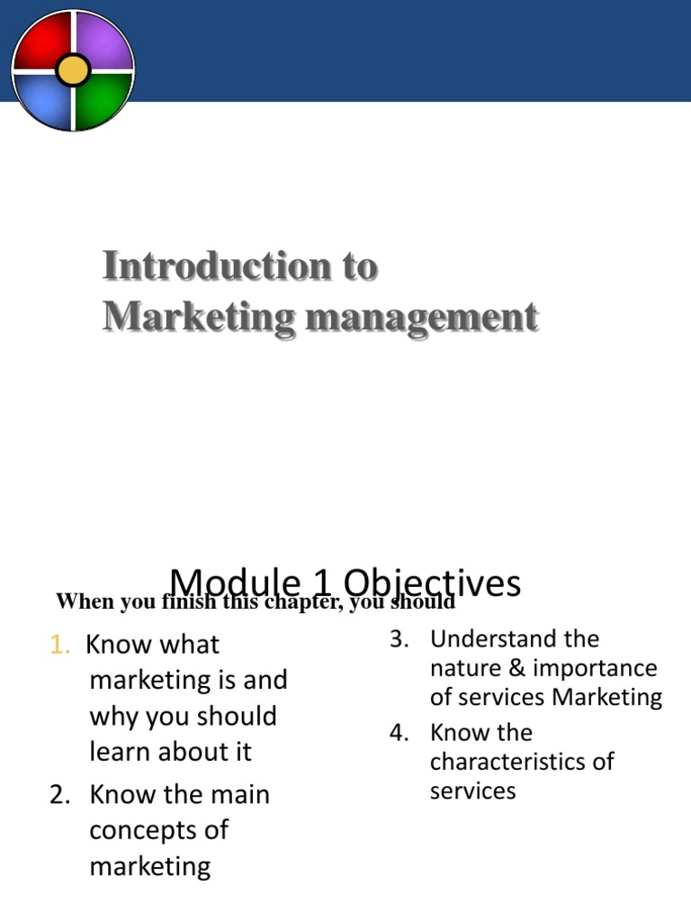 Introduction To Marketing Management | PDF | Sales | Marketing