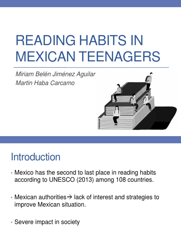 Reading Habits in Mexican Teenagers | PDF | Adolescence | Mexico